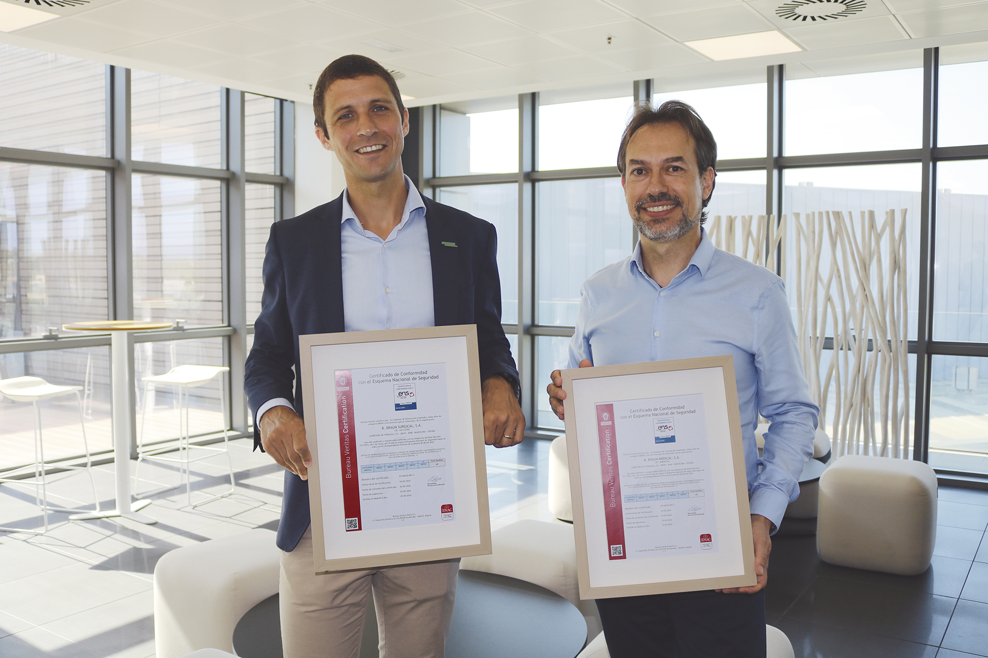 B. Braun en España obtiene la Certificación del Esquema Nacional de Seguridad - B. Braun