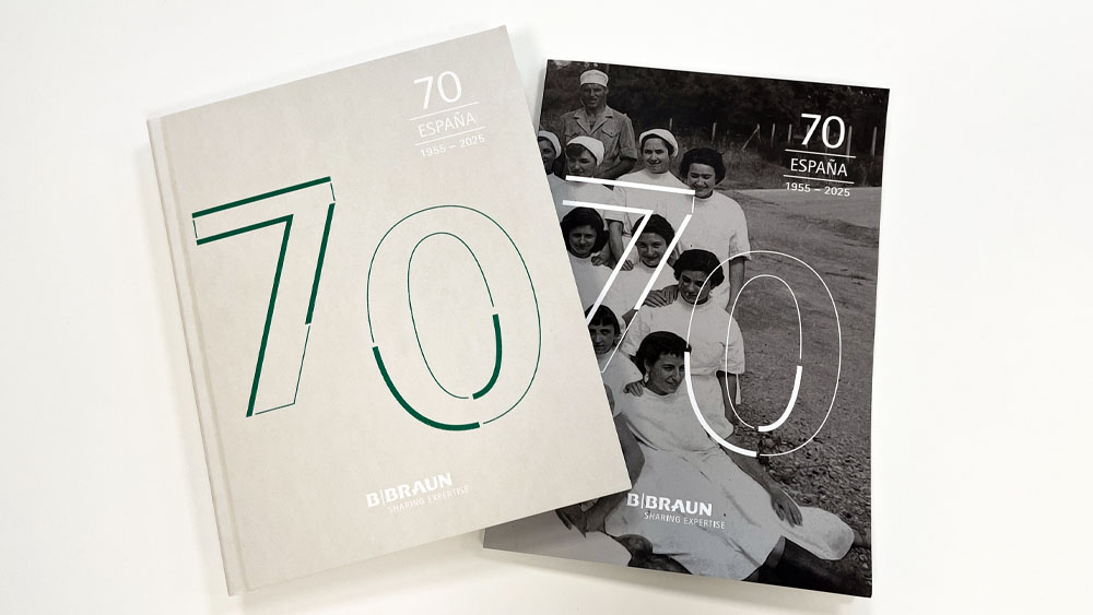 B. Braun conmemora sus 7 décadas en España con un obra editorial ilustrada - B. Braun