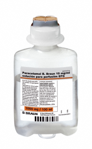 Paracetamol B. Braun 10 mg/ml solución para perfusión EFG