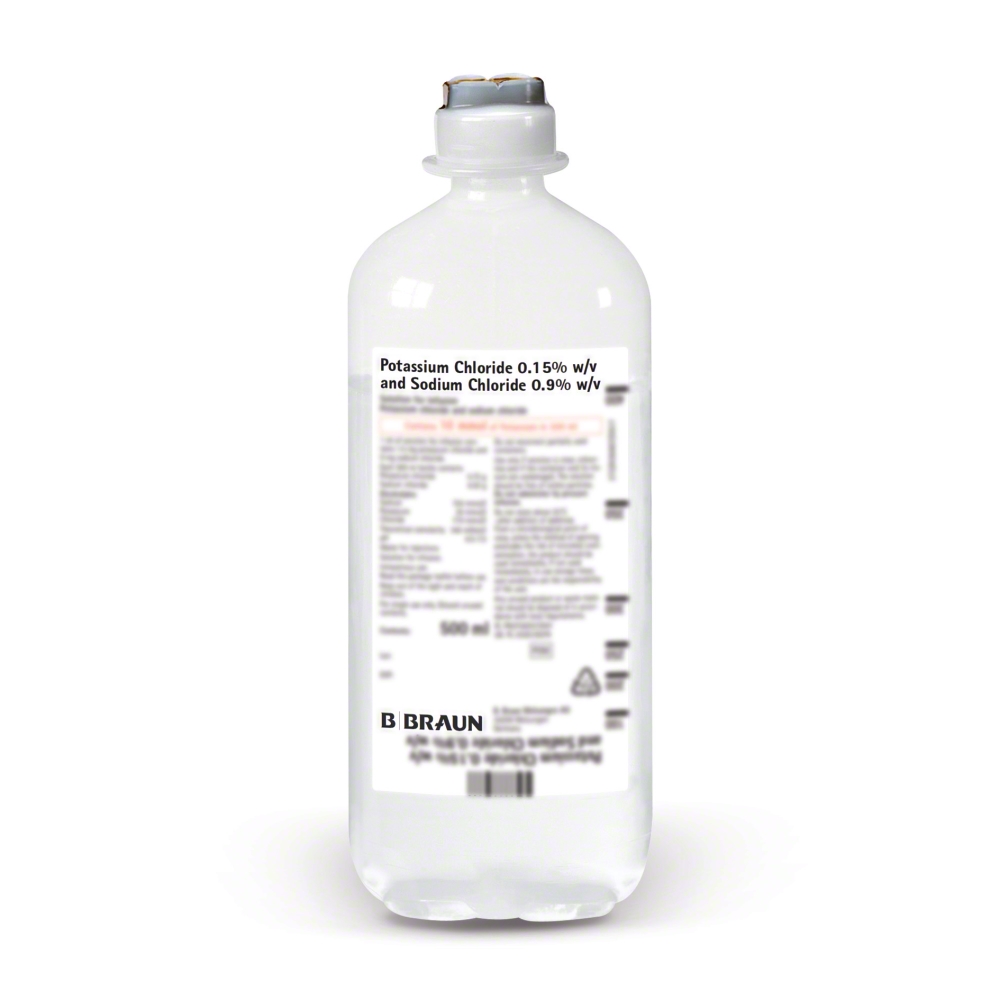 Potasio B. Braun 0,02 mEq/ml Prediluido en Fisiológico 9 mg/ml solución para perfusion